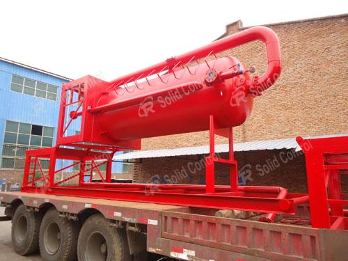 H2S Poor Boy Degasser Oilfield Equipment Mud Separator with Large Scale