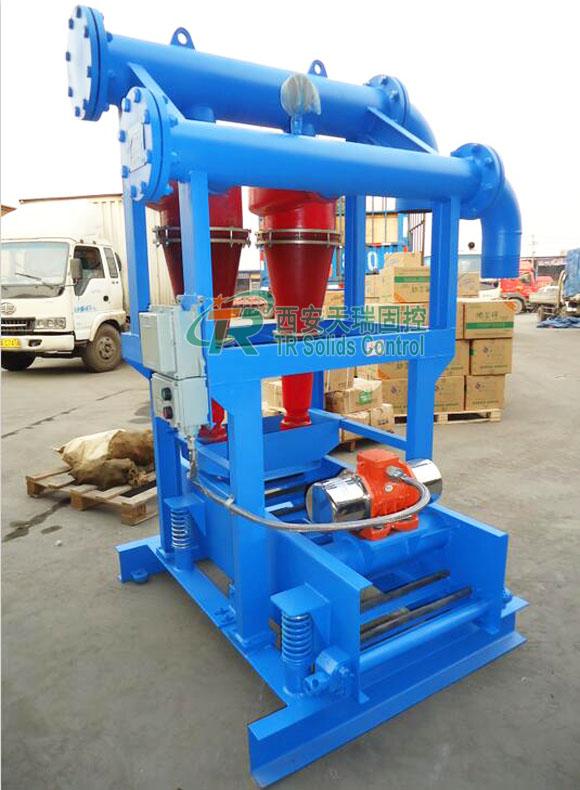 Skid-Mounted Sand Removal System , High Capacity Drilling Mud Desanding ...