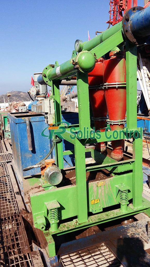 High Performance Oilfield Drilling Mud Desander 200 M3/H Capacity API ...