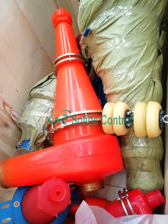 Compact Structure Mud Desanding Machine / Centrifugal Desander Hydrocyclone