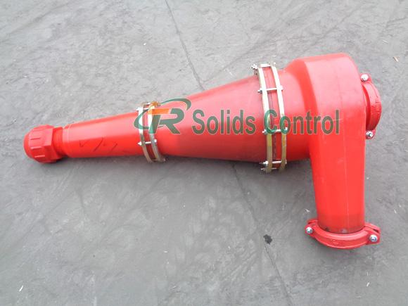 Large Capacity Cyclone Desanding Equipment 10" For Slurry Mud Separation