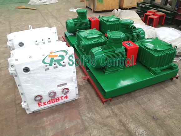 18.5 Kw Horizontal Drilling Mud Agitator Worm Type With Compact Structure