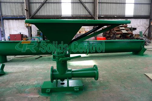 Epoxy Coated 120m3/H Drilling Mud Mixing Hopper Built-in sack table and ...