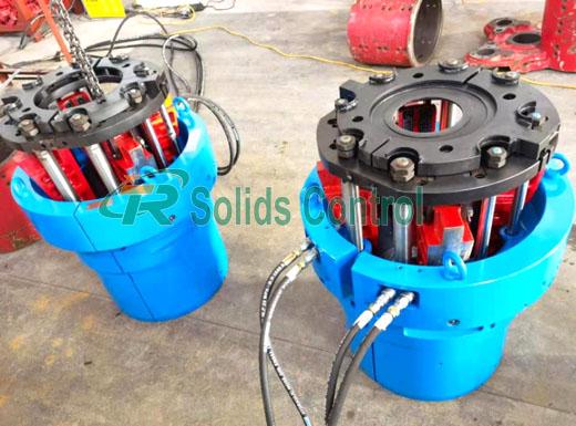 Mining PS16 Casing Pneumatic Drilling Rig Slips Blue Color
