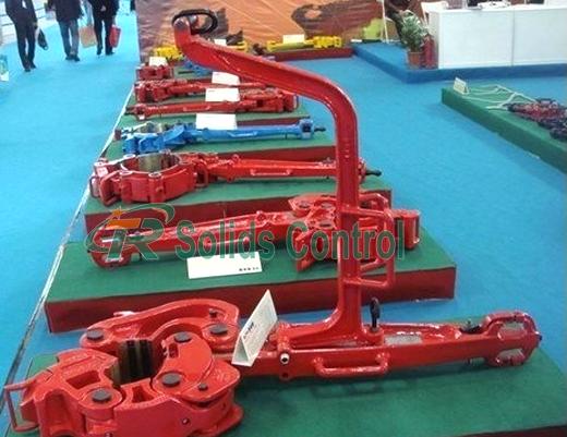 Wellhead Manual Drilling Rig Tongs With 75 Ton Jaws Torque