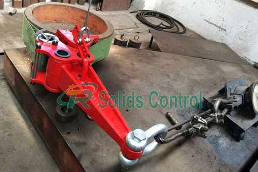 Red Wellhead 6" Casing Drill Pipe Manual Tong With Jaws