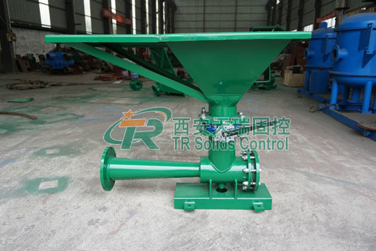Epoxy Coated 120m3/H Drilling Mud Mixing Hopper Built In Sack Table ...