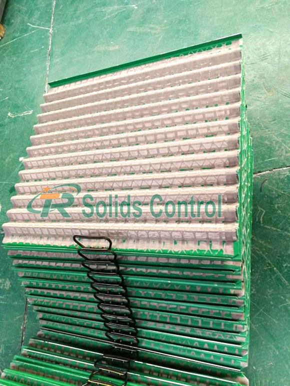 Steel Frame Shaker Screens Wave Type Shaker Screen 2 - 3 Layers High ...