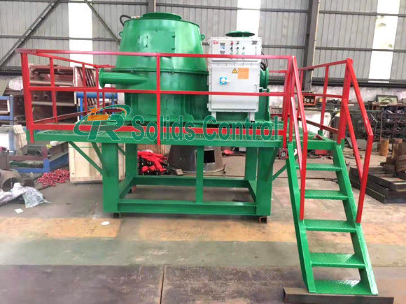 Oil Drilling Sludge Vertical Cutting Dryer 30 - 50T/H Capacity 60L Fuel ...