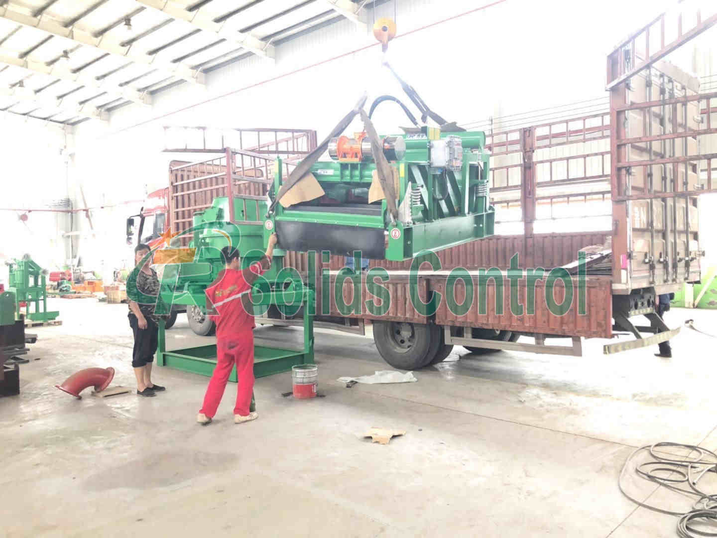 1.72kw X 2 Motor Power Linear Motion Shale Shaker For Drilling