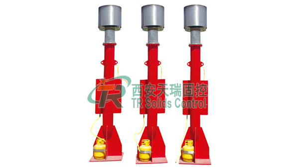 Solar or AC Charge Mode 590KG Mud Flare Stack Ignition System API / ISO ...