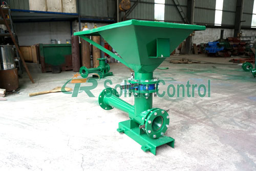 Epoxy Coated 120m3/H Drilling Mud Mixing Hopper Built-in sack table and ...